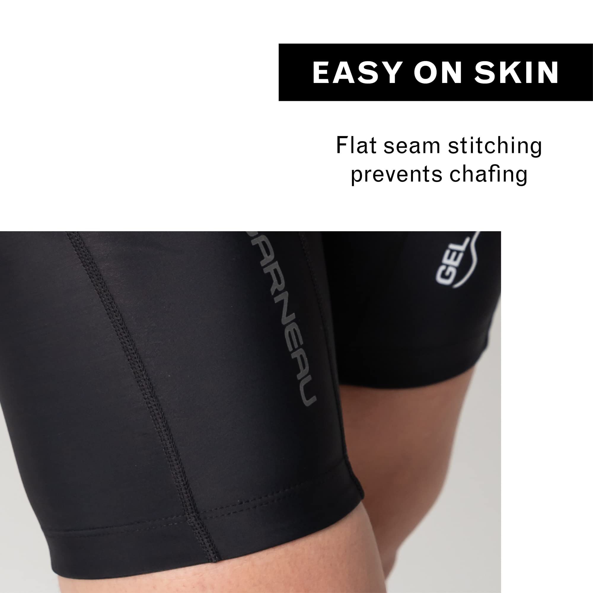 Louis Garneau, Women’s Classic Gel Bike Shorts with Padding, Black, Medium