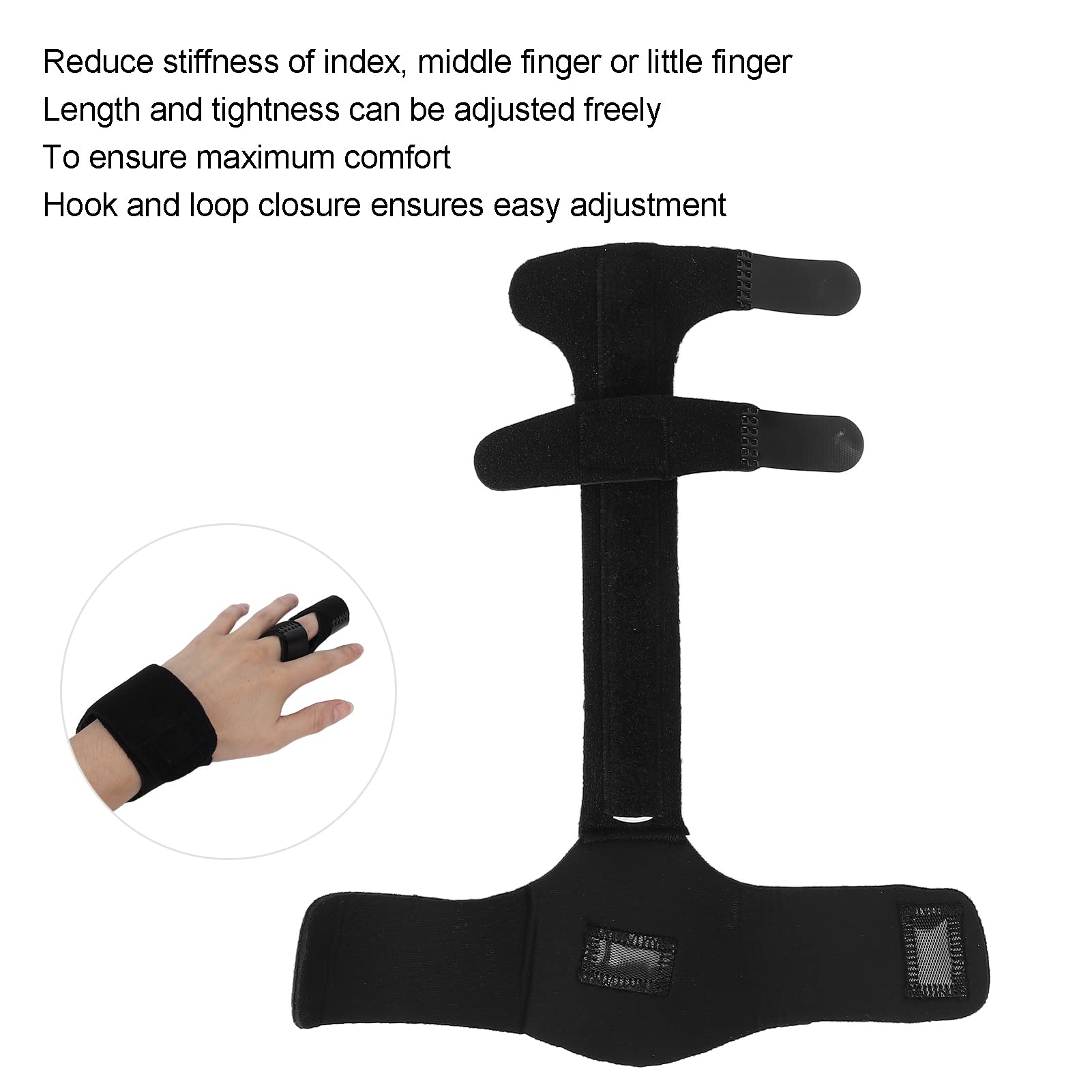 Metacarpal Support Braces, OK Cloth Finger Splint for Injuries Arthritis for Sprains Mallet Injury for Men and Women