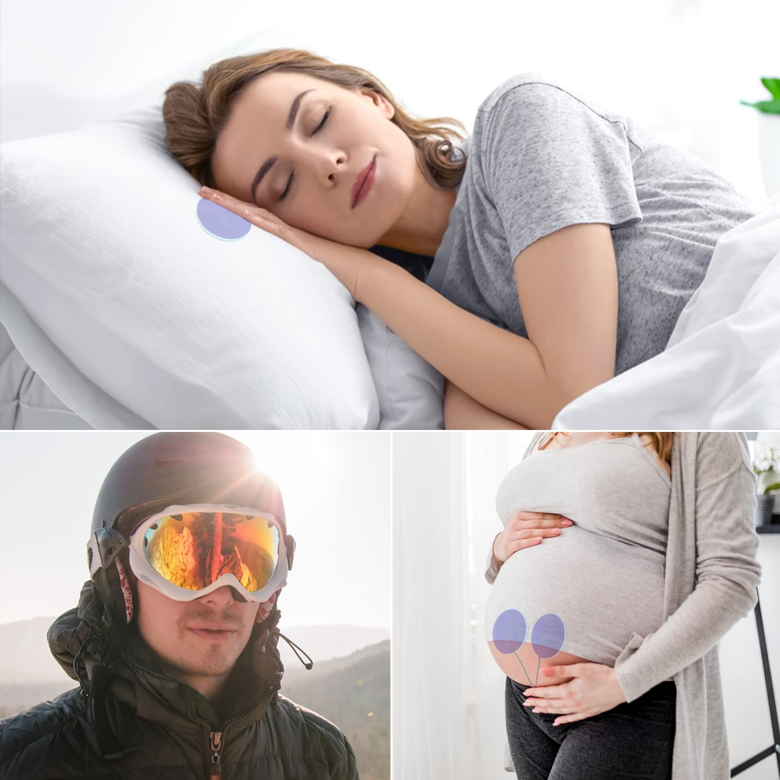 MMUSS Sleep Ultra Thin Pillow Speakers with Stereo for Sleep Headphones. Headband Headphone Replacement (Type-c interface)