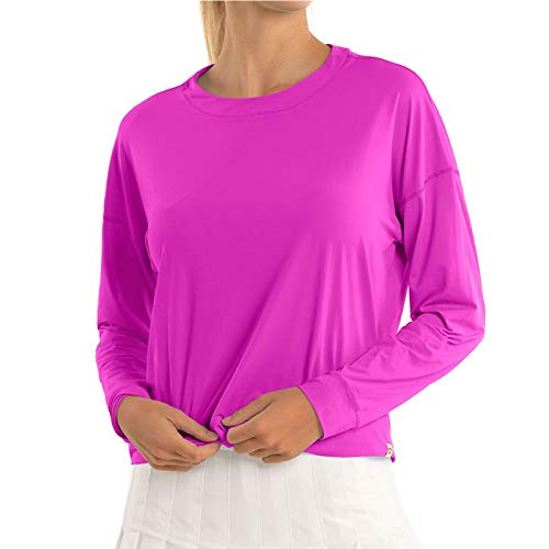 Lucky In Love Rockin’ Rococo Hype Long Sleeve Crew - Pitaya Pink