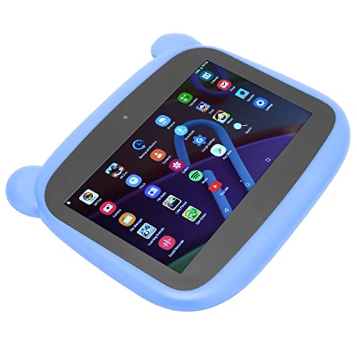 soobu HD Tablet, Kids Tablet Dual Band US Plug 100‑240V Dual Camera 32GB ROM 5000mAh for Ebook (US Plug)
