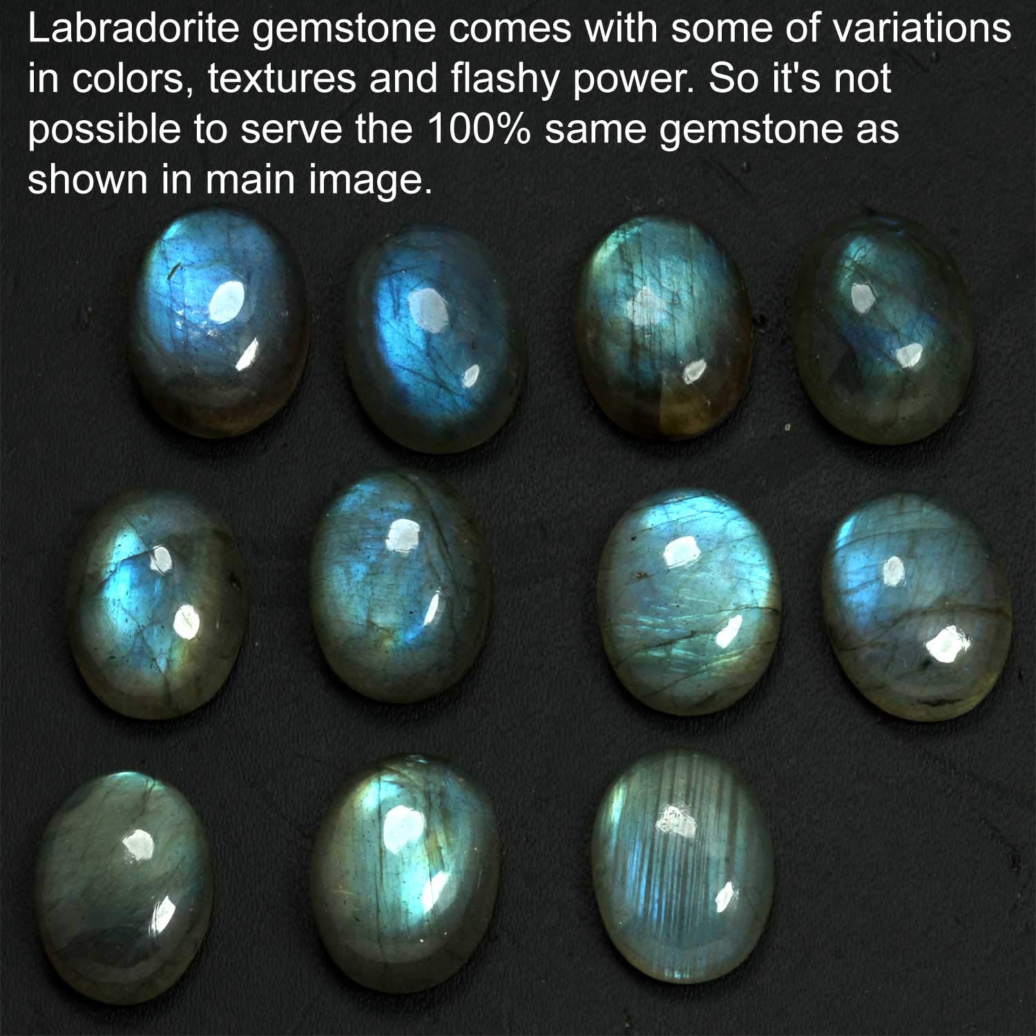 JEWELOPORIUM 925 Sterling Silver Pendant for Women Gray Genuine Labradorite Stone Boho Silver Pendant Necklace New Year Gift Statement Jewelry