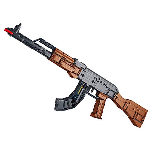 NOSTEA Technics Simulated AKM Shooting Toy Building Bricks, 1493 PCS, Toys Building Blocks Compatible with Lego Technic