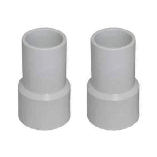 Puri Tech 2 Pack Universal Hose Cuff 1.5 inch Threaded Replacement for Pool Vacuum