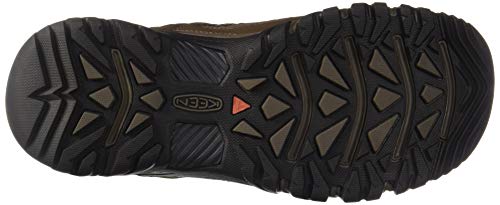 KEEN Men's Targhee Vent Low Height Breathable Hiking Shoes, Cuban/Antique Bronze, 14