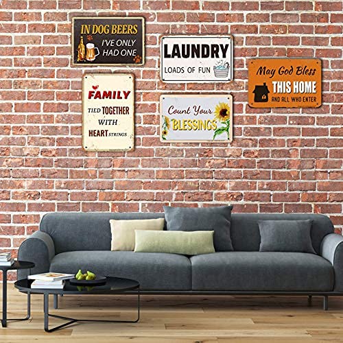 Tin Signs-In Dog Beers I've Had One-Restaurant Bar Hotel Restaurant Cafe House Bedroom Bathroom Garage Decoration.8x12Inch