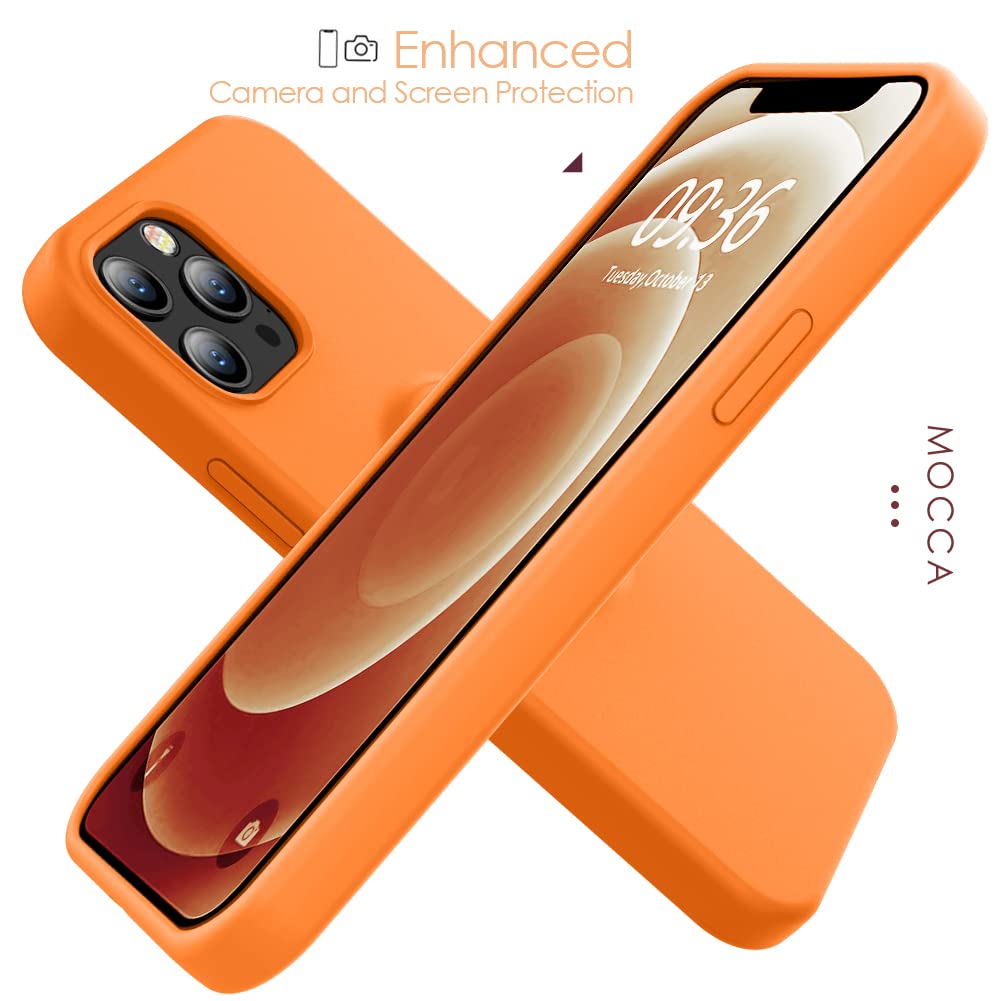 MOCCA Compatible with iPhone 12 Case, iPhone 12 Pro Case 6.1inch with Ring Kickstand |Super Soft Microfiber Lining|Anti-Scratch Full-Body Shockproof Protective Case for iPhone 12/12 Pro - Stone