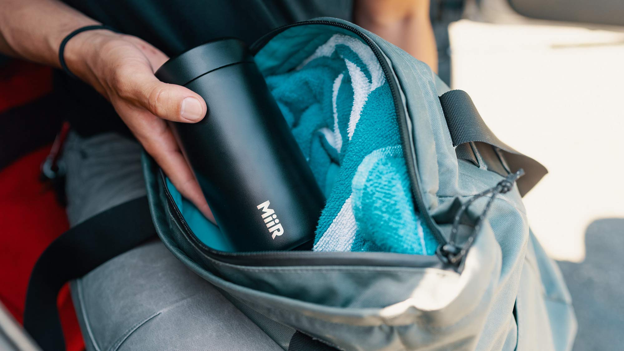 MiiR, Can and Drink Chiller Insulated Stainless Steel for Cans and Bottles, Sustainable, Minimalistic, Black 12 Oz