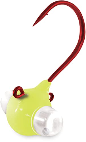 Kalin's Kalin's GELB14-CH Google Eye Live Bait Series Jig Chartreuse 1/4 oz. Google Eye Live Bait Series Jig, Chartreuse, 1/4 oz.