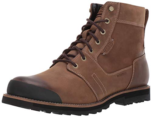 KEEN The Rocker 2 Mid Height Leather Waterproof Fashion Boot, Tawny, 8.5 M US