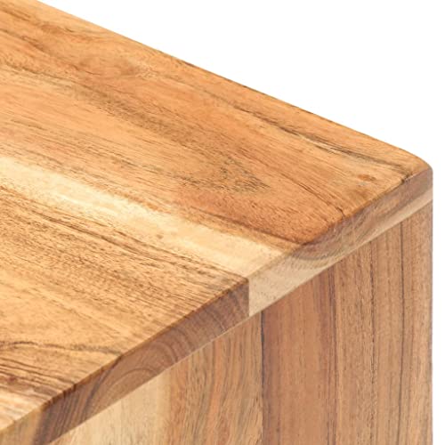 YPWRENH Cupboards Entrance Shoe Cabinet Bedside Cabinet 15.7 "x11.8 x19.7 Solid Acacia Wood for Bedroom, Living Room, Dining Room, Kitchen