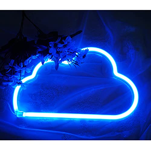 Lightning Neon Sign, Battery or USB Powered LED Night Light for Kids Room, Pink Bedroom Wall Decor for Festival, Party Decorations
