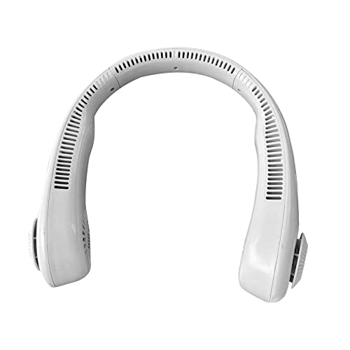 TECKEEN Personal Air Cooler Neck Fan Bladeless USB Rechargeable Hands-Free Fan for Women Men Office