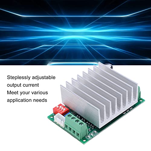 Stepping Driver Board, Heat Dissipation Stepper Motor Driver Automatic Half Flow Adjustable Current for Stepper Motor