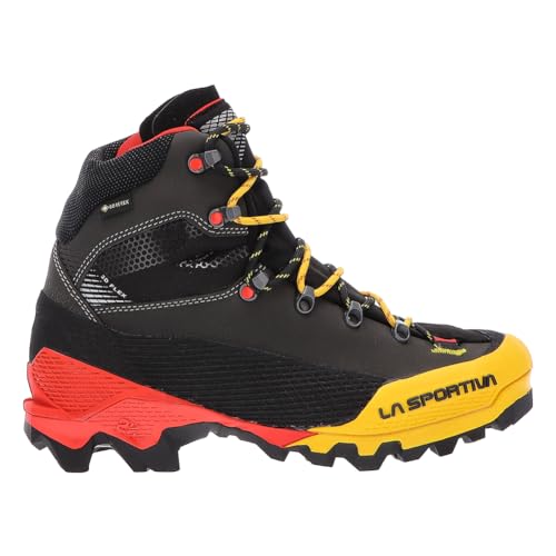 La Sportiva Aequilibrium LT GTX Mountaineering Boot - Men's Black/Yellow 10.5US/43.5EU