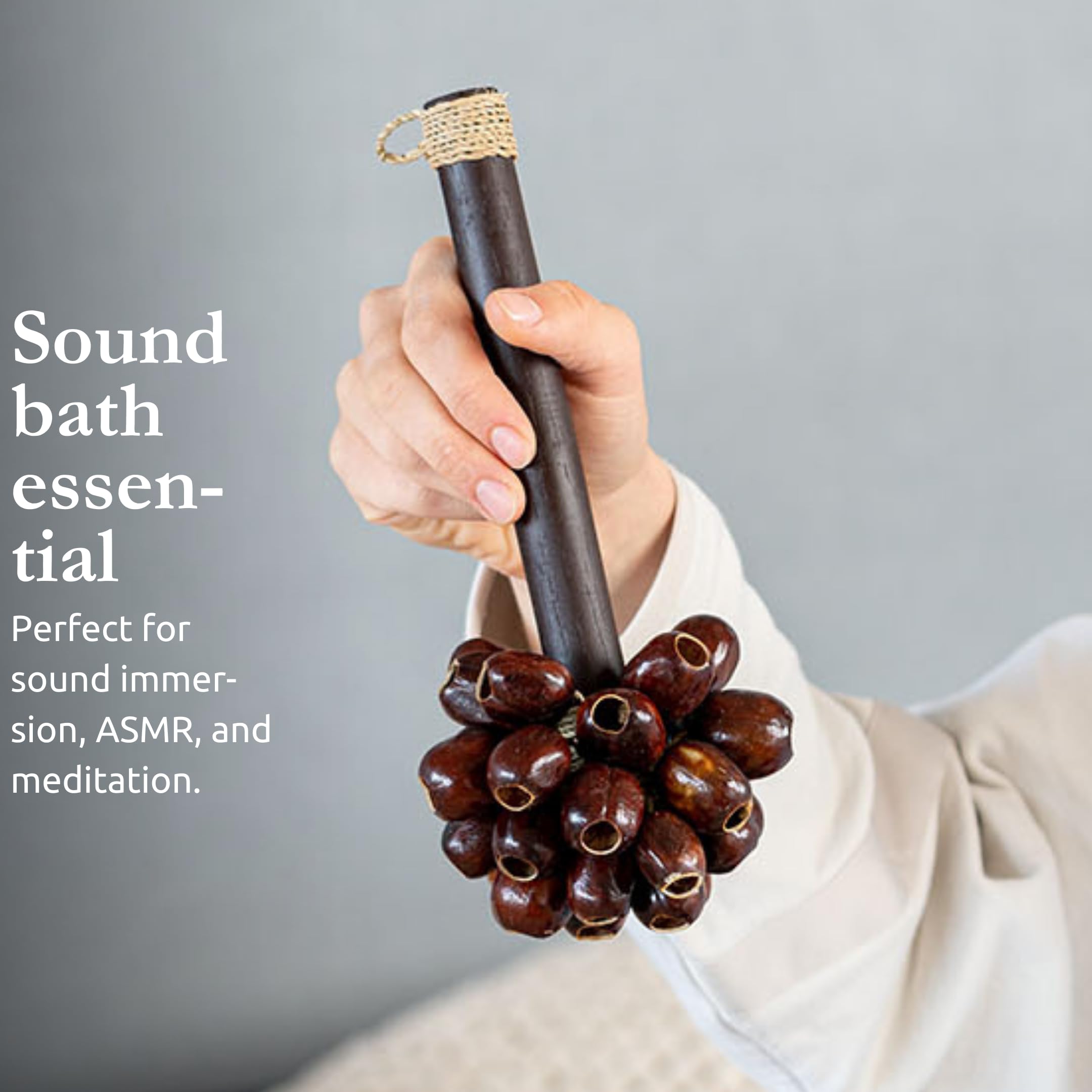 Meinl Sonic Energy Seed Shell Shaker Percussion Instrument — Nature Sounds for Meditation, ASMR, Sound Therapy, Yoga