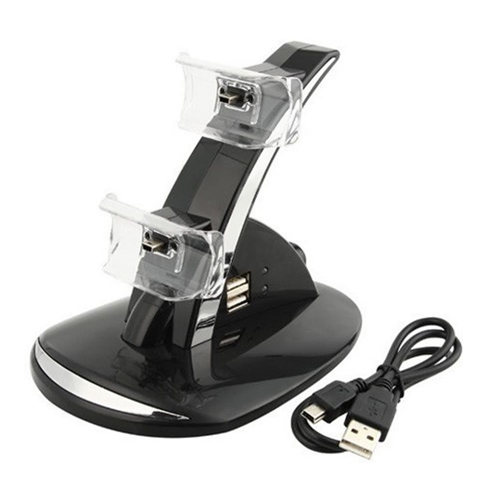 InSassy (TM) Dual LED Charging Dock + 2 Rechargeable Battery for Xbox ONE Controllers