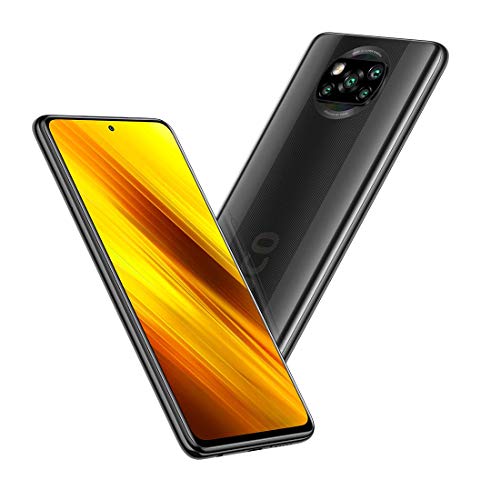 Xiaomi Poco X3 NFC 128GB, 6GB RAM, 5160mAh (typ) Large Battery, 6.67inches DotDisplay, QUALCOMM Snapdragon GSM LTE Factory Unlocked Smartphone - International Version (Shadow Grey), M2007J20CG