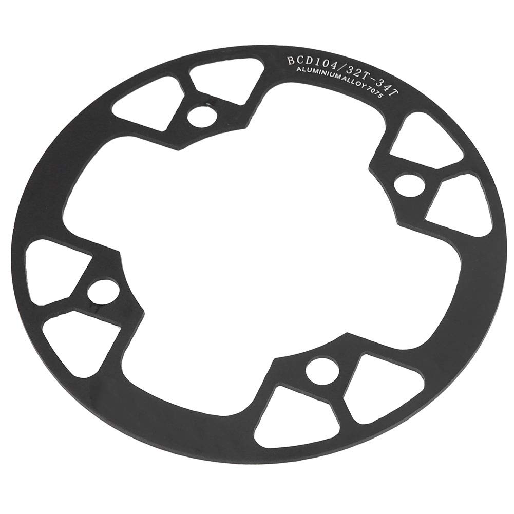 Keenso Bicycle Chain Guard Cover, Bike Chainwheel Crankset Protection Cover Chain Ring Guard for Mountain Road Bicycle