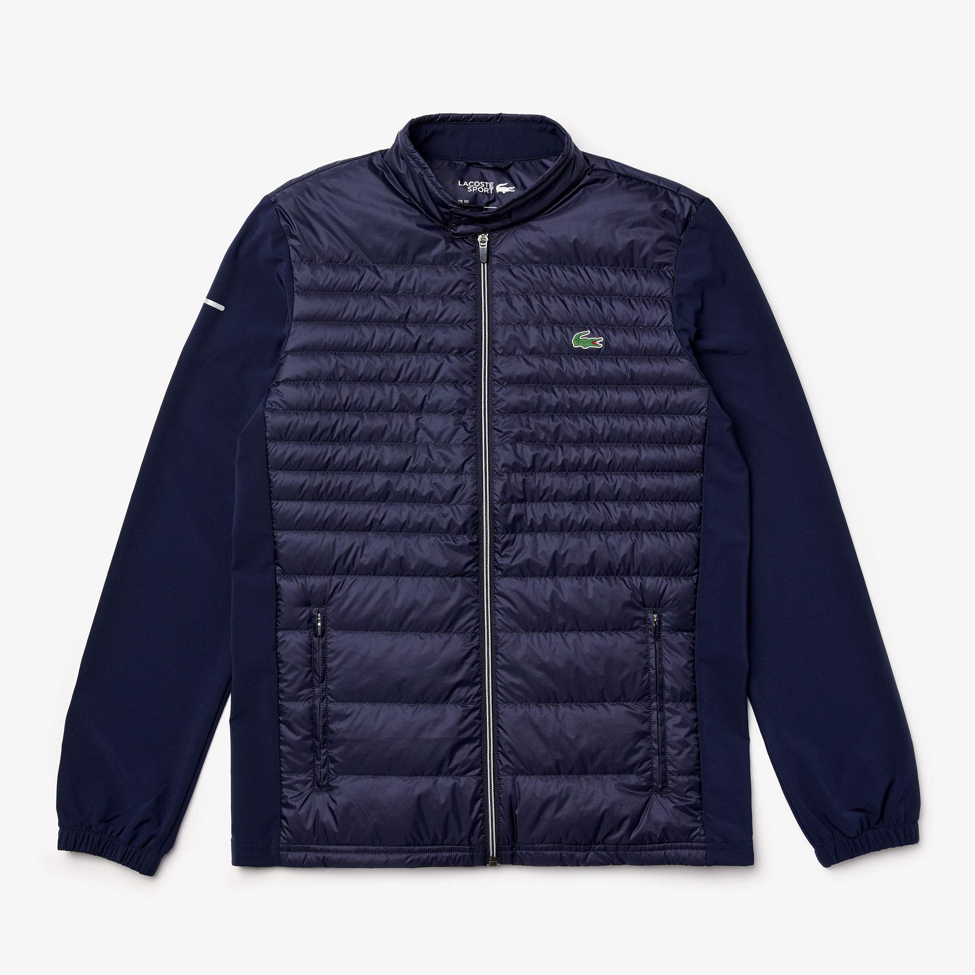 Lacoste mens Sport Long Sleeve Padded Golf Jacket, Navy Blue/Navy Bluenavy Blue, Small US