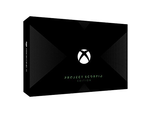 Microsoft Xbox One X 1TB Project Scorpio Limited Edition Black Console (1787) (Renewed)