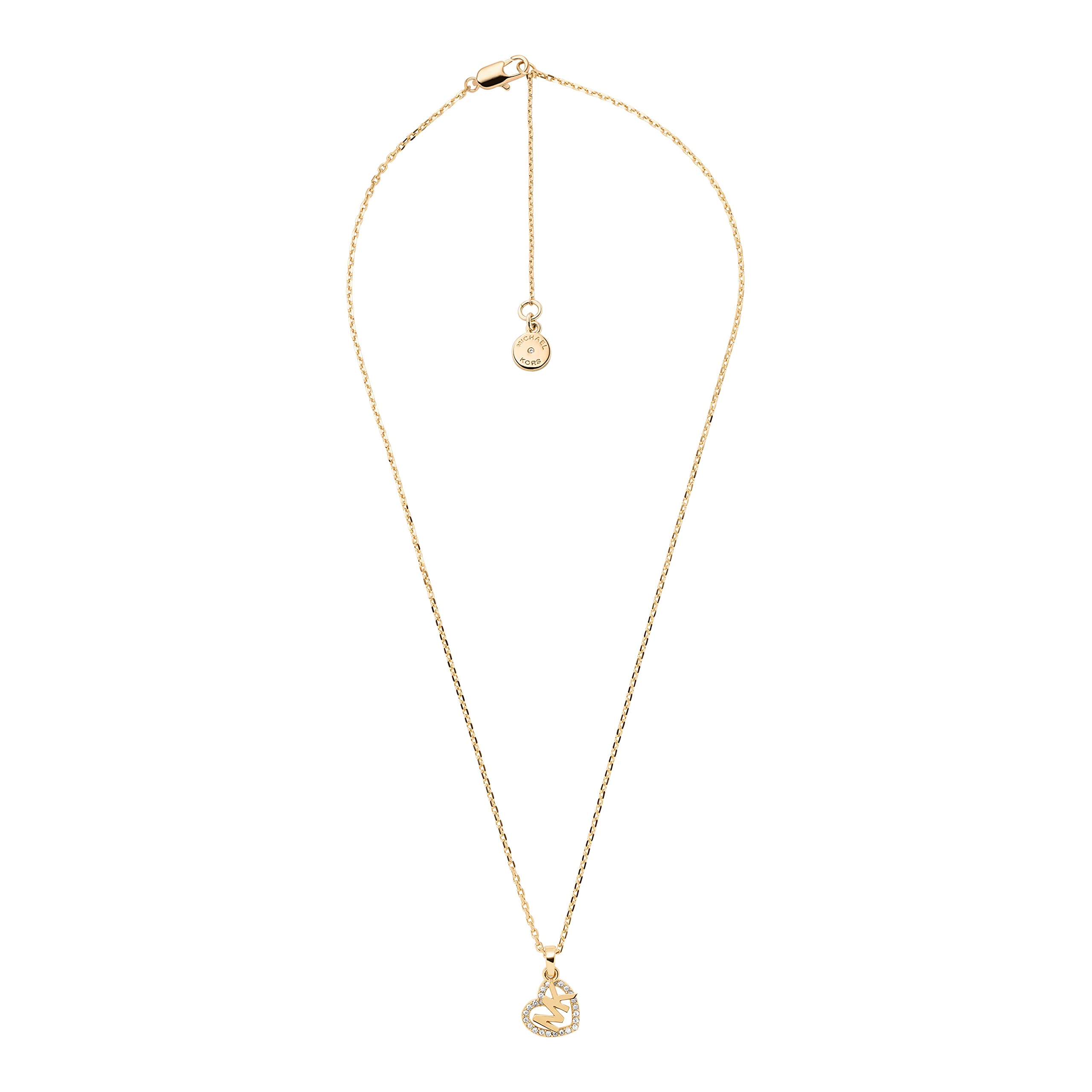 Michael Kors Women's Gold Brass Pendant Necklace (Model: MKJ7776710)