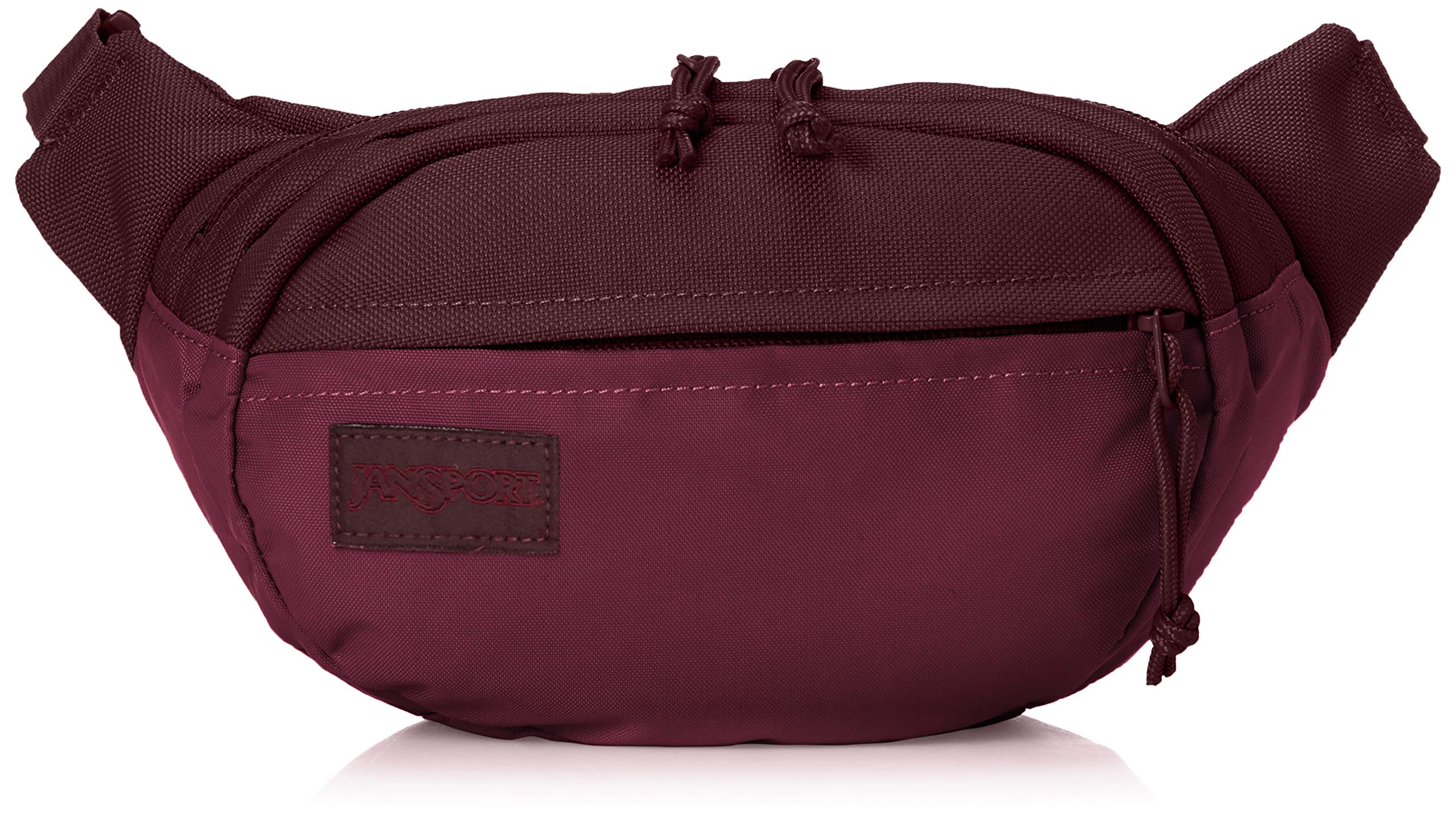 JanSport Mono Fifth Avenue Waistpack - Travel Fanny Pack Hip Bag, Dried Fig