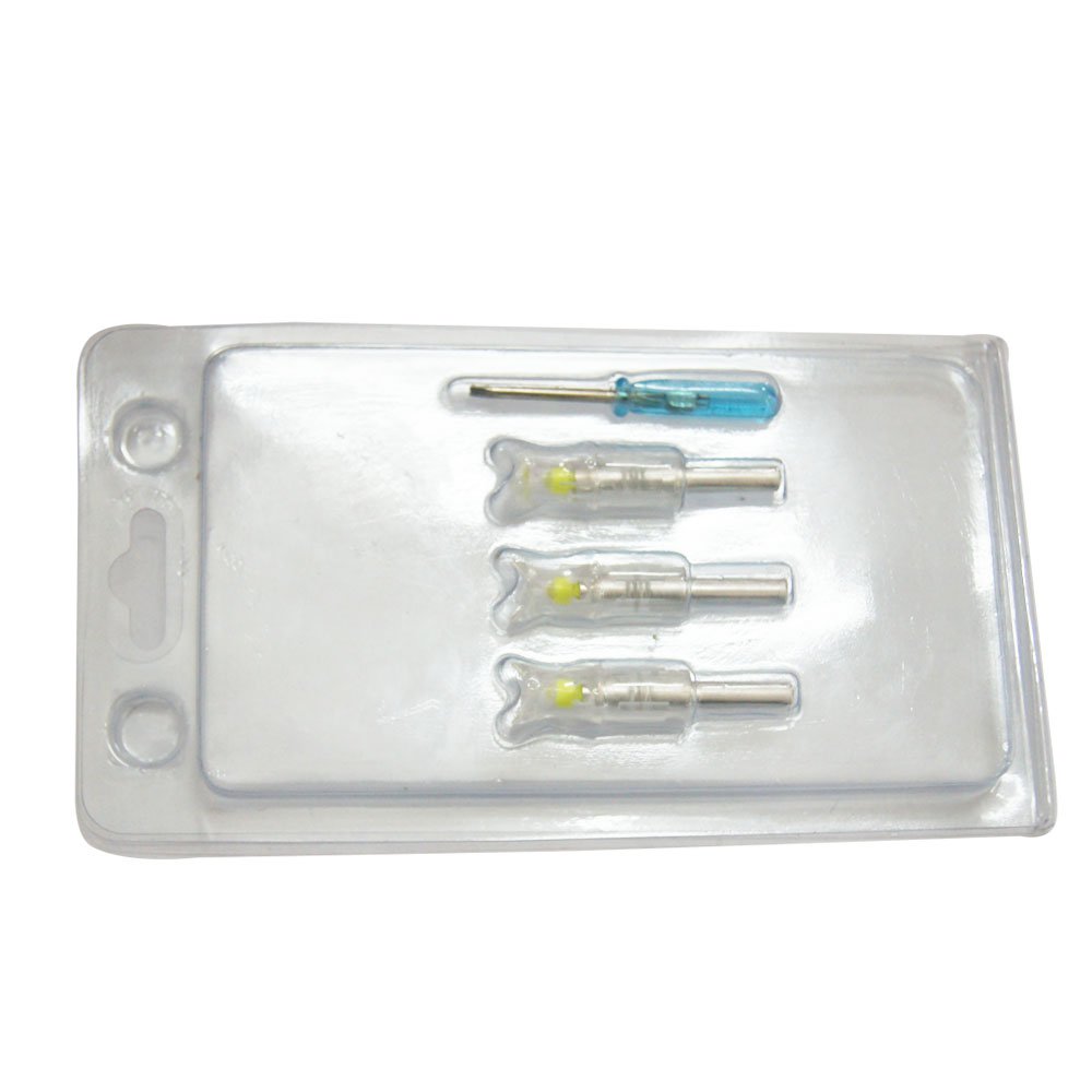 JIEXI HWYP Automatically Bow String Activated Lighted Crossbow Arrow Nocks Pack of 6(Yellow)