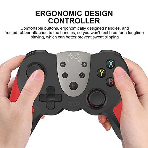 KINGEAR Nintendo Switch Wireless Controller with NFC for Animal Crossing, 6 Axis, Turbo, PC Compatible