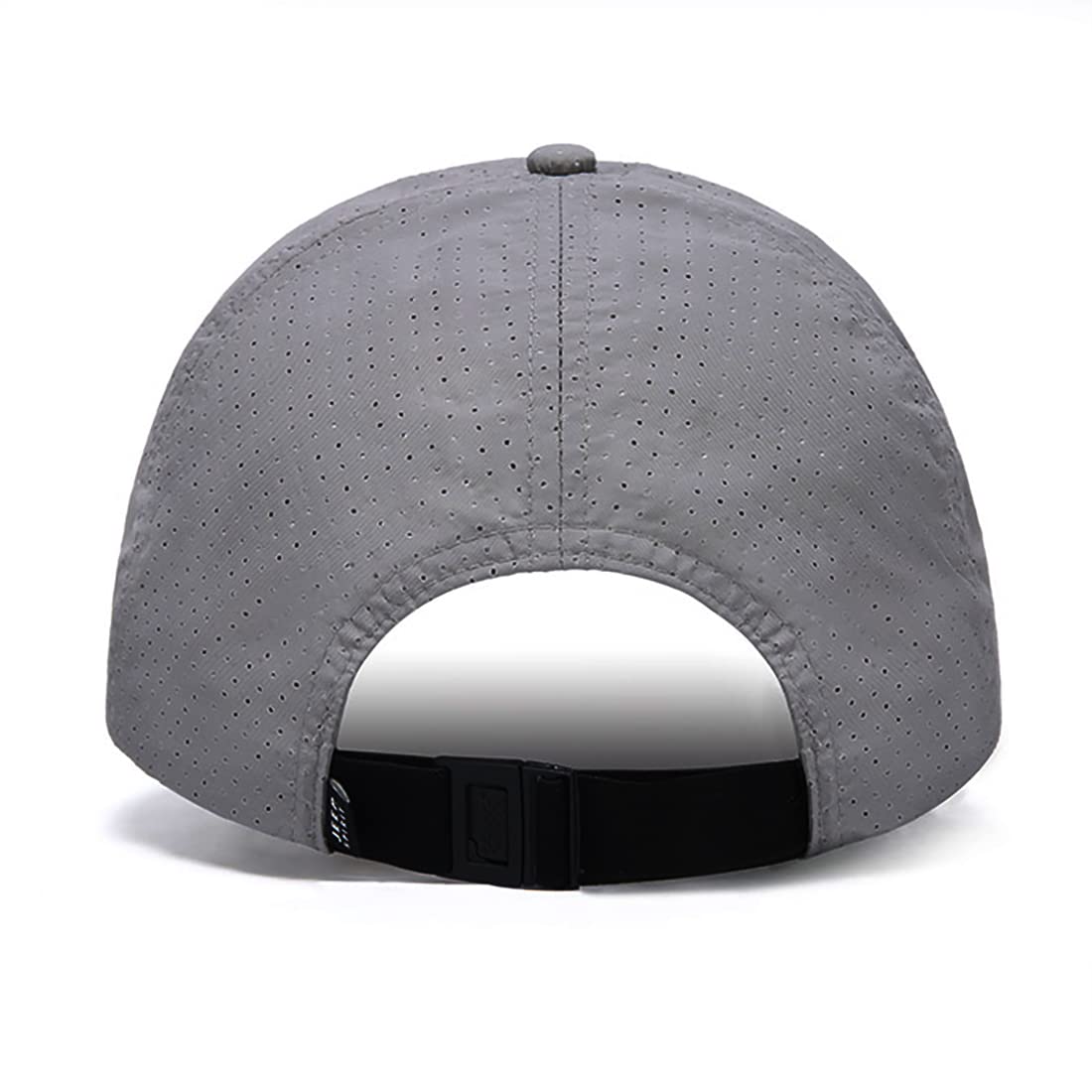 Malaxlx 2 Pcs Unisex Breathable Mesh Grey Baseball Cap Quick Dry Lightweight Cooling Sports Hat Truker Cap for Men Women