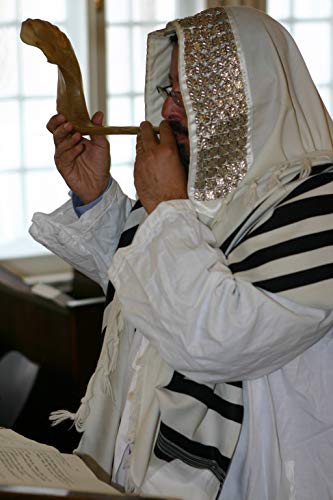 KOSHER ODORLESS NATURAL SHOFAR | Genuine Rams Horn | Smooth Mouthpiece for Easy Blowing | Includes Velvet like Drawstring Bag and Shofar Blowing Guide (12”-14”)