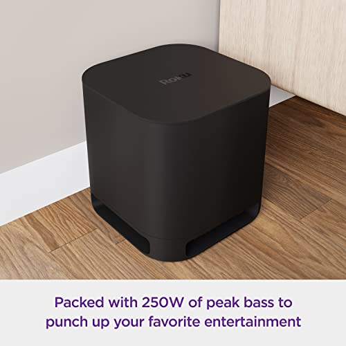 Roku Wireless Subwoofer (for Roku Streambars or Roku TV) (Renewed)