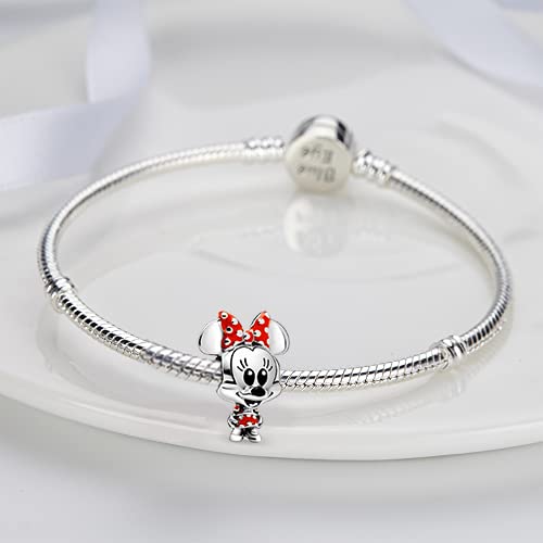 MICOO 925 Sterling Silver Clip Cubic Zirconias Beads Charms for Bracelets and Necklace,2pc Double Gifts for Mums, Couples and Sisters