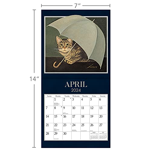 LANG American Cat™ 2024 Mini Wall Calendar (24991079235)