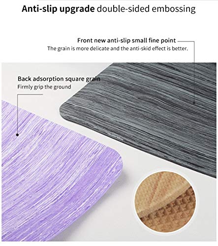 Luxury POE Waterproof Tear-Resistant, Double Emobossed Yoga Mat(Pink)