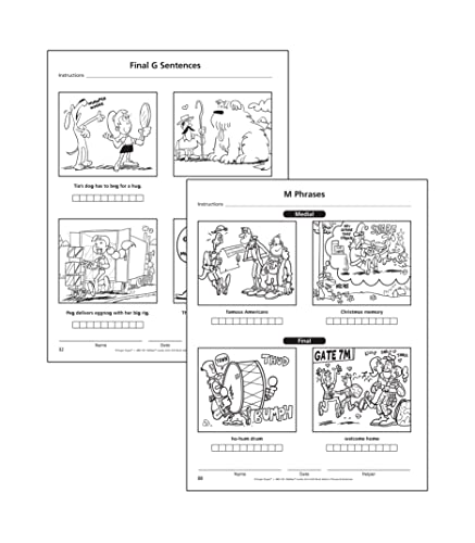 Super Duper Publications | Webber® Jumbo Artic Drill Book Phrase & Sentence Pictures Volume 4 | 992 Phrase & Sentence Pictures | Speech Therapy - Articulation | Educational Learning Resource