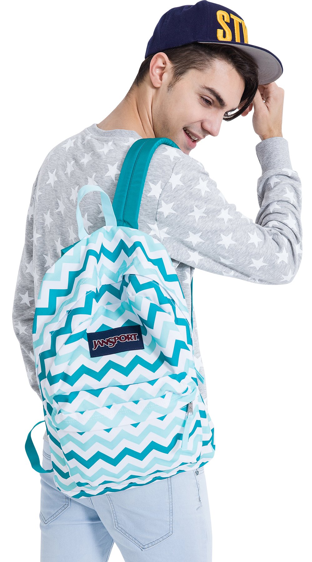 JanSport Superbreak Aqua Dash Zou Bisou