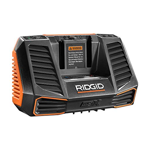 Ridgid 18-Volt 60K BTU Hybrid Forced Air Propane Portable Heater with 18-Volt Lithium-Ion 2.0Ah Battery and Charger Kit