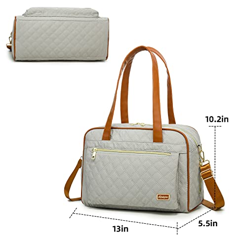 Rabjen Small Diaper Bag Tote, Mini Travel Multifunction Baby Bag with Insulated Pockets