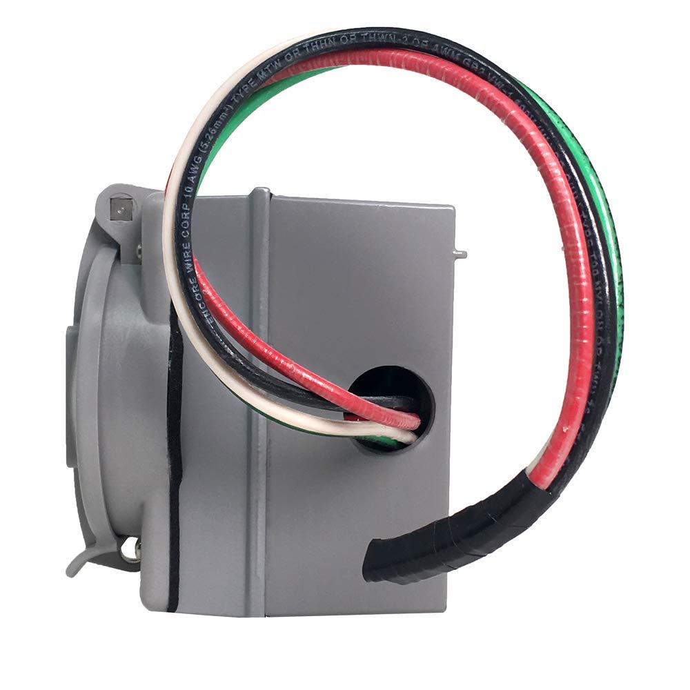 Iron Box L14-30P Generator Inlet Box, 30A, 125/250V, Rated for 7500W Generators IBX-PB30