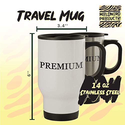 Molandra Products I'm Not One To Brag, But I Made It Out Of Bed - 14oz Stainless Steel Travel Mug, Silver