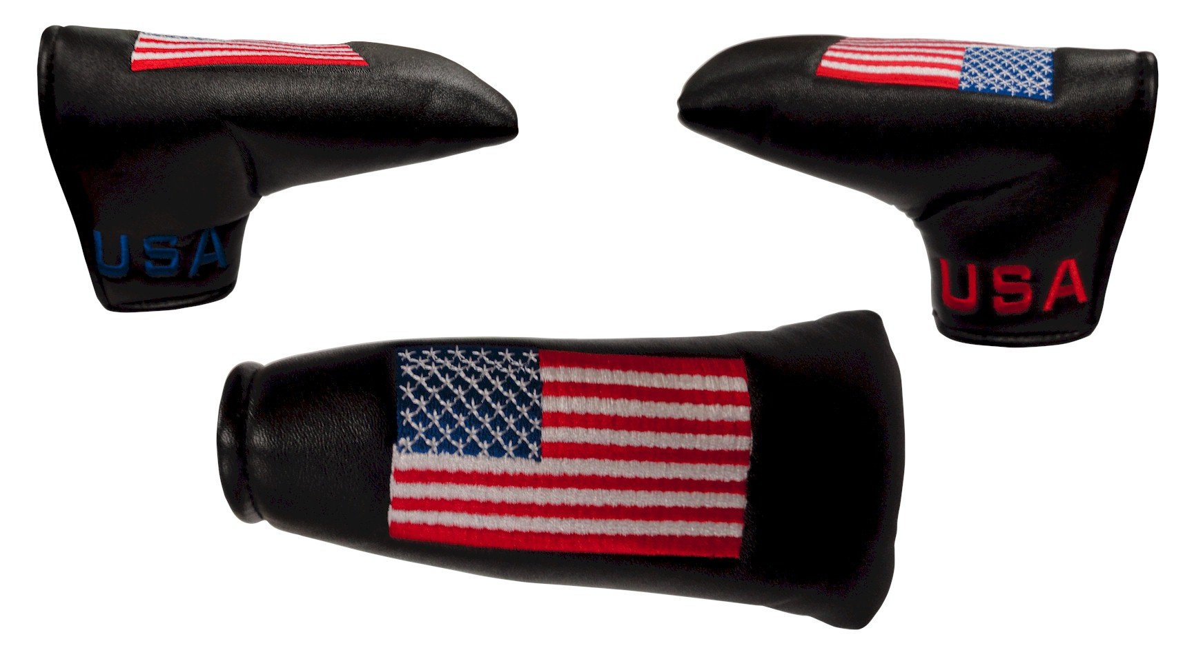 JP Lann USA Stars & Stripes Flag Blade/Anser Style Putter Headcover