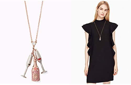 Kate Spade Make Magic Champagne Cluster Pendant Necklace
