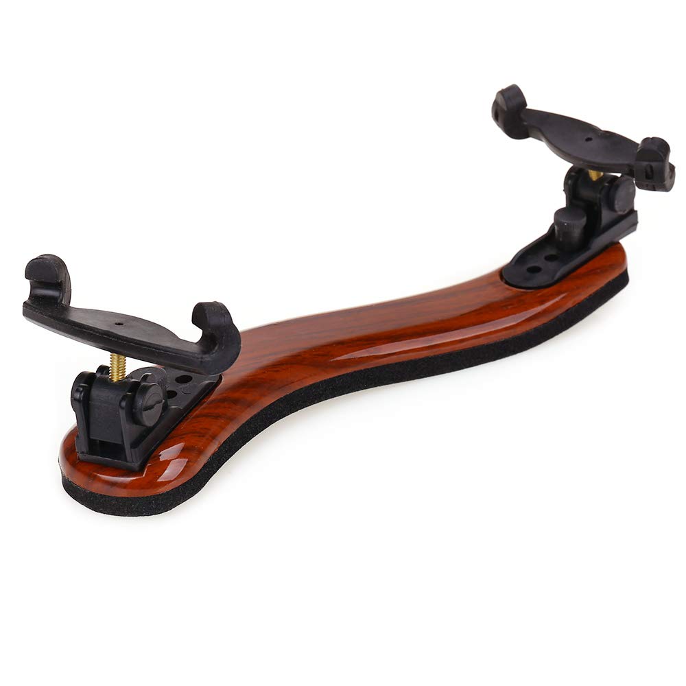 MIATIN Violin Shoulder Rest 4/4, 3/4Collapsible Adjustable Type Violin Parts soft Safety Easy to use, High strength sponge Wood grain