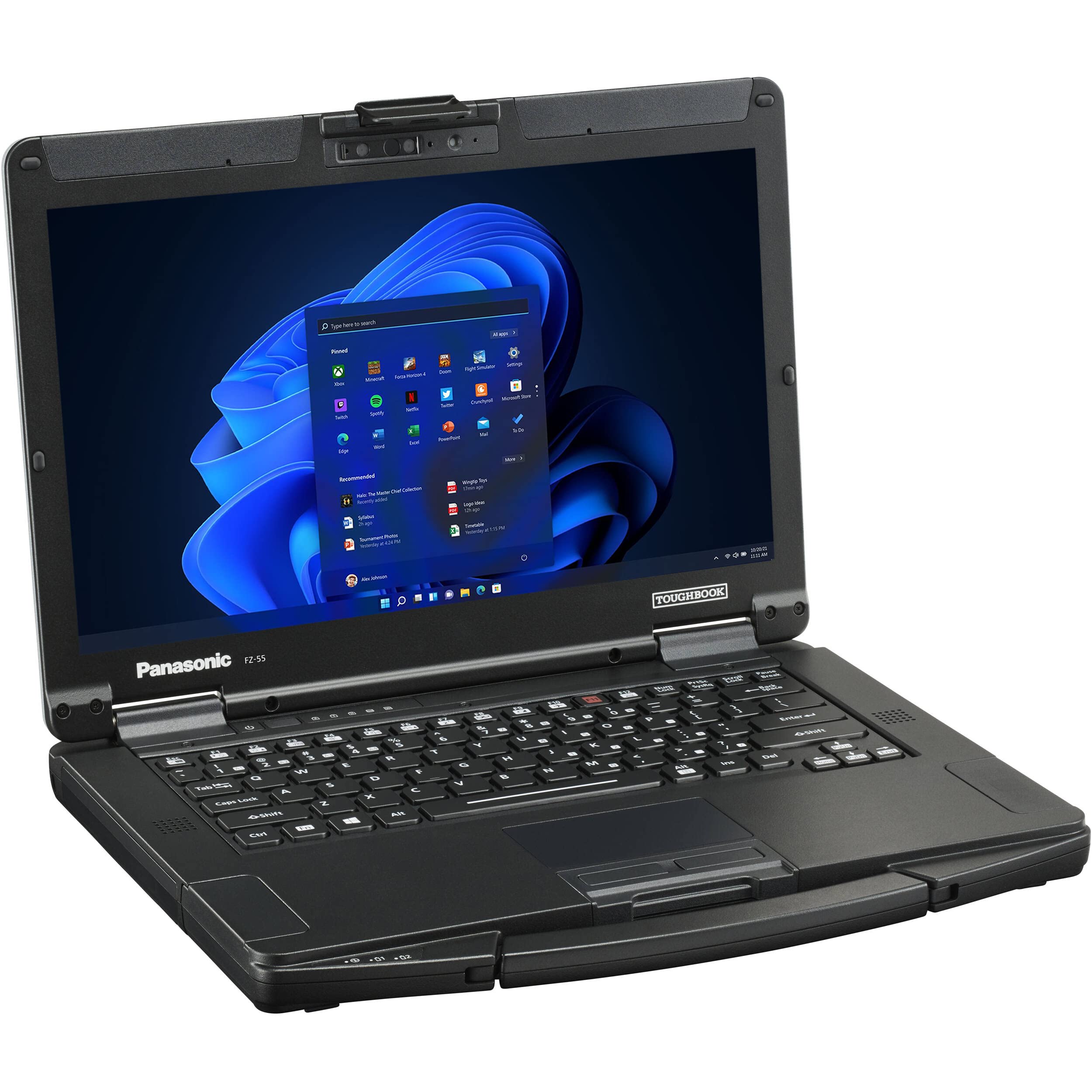 Panasonic Toughbook FZ-55 14β HD LED Laptop Computer β 11th Gen Intel Core i5-1145G7 Quad-Core up to 4.40 GHz Processor, 64GB DDR4 RAM, 512GB PCIe NVMe SSD, Intel Iris Xe Graphics, Windows 11 Pro