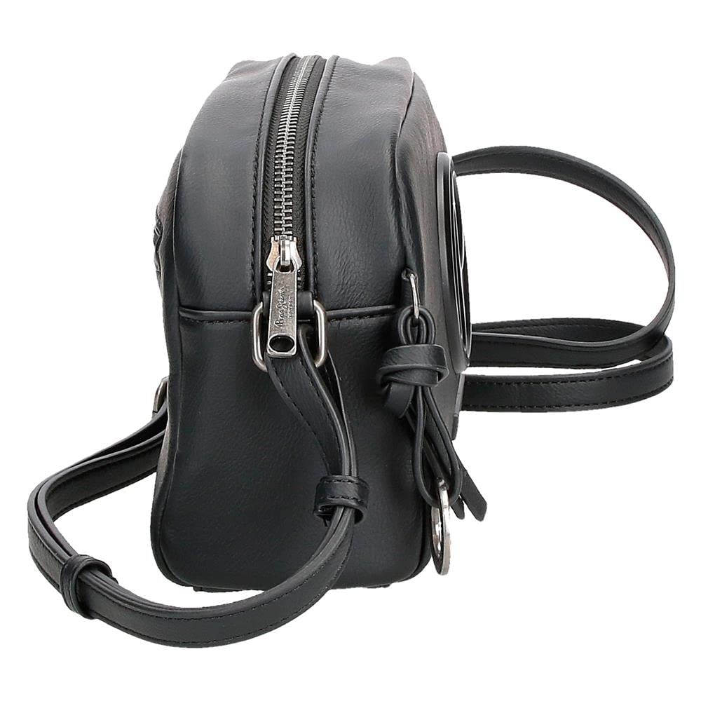 Pepe Jeans Crossbody Bag, Black/White