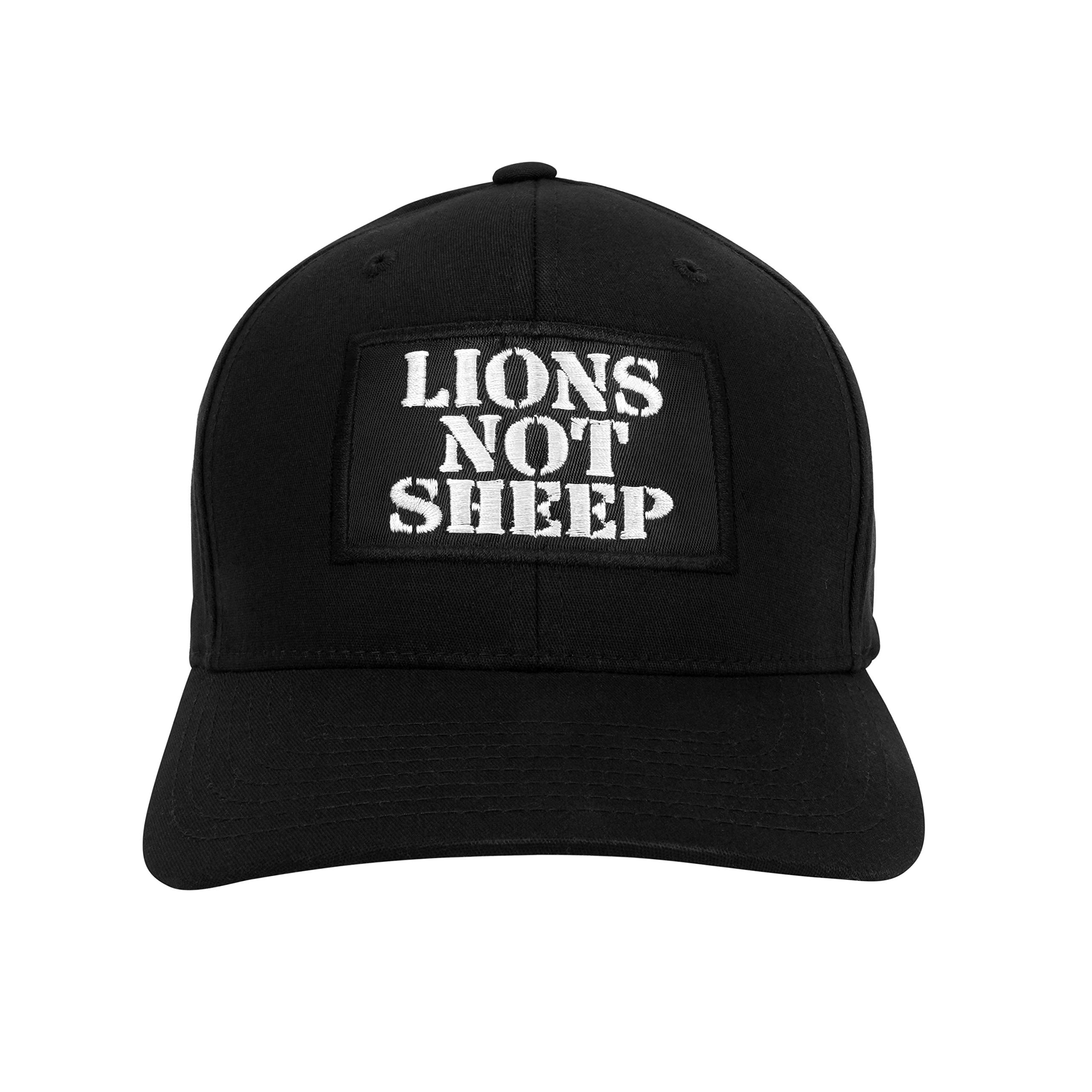 Lions Not Sheep Dad Hat - Hats for Men and Women - Hat for Hiking, Climbing and Fishing Black