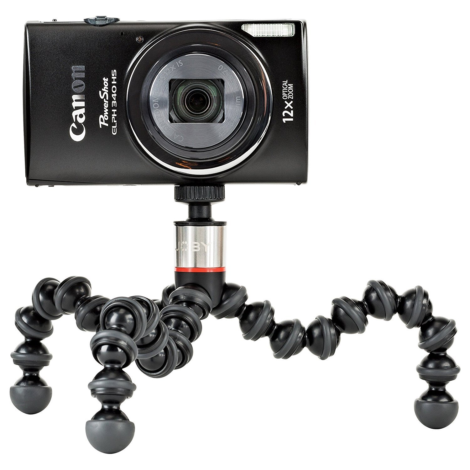 Joby GorillaPod 325 Flexible Mini-Tripod, with A Bonus ZAYKiR Phone Adapter - Bundle