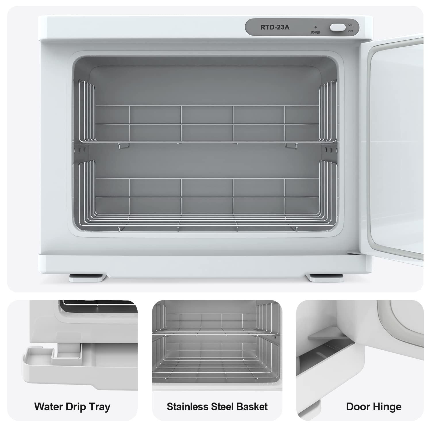 Large Spa Hot Towel Cabinet or Hot Bath Towel Warmer, Easy to Use Heated Towel Heating Warmer.