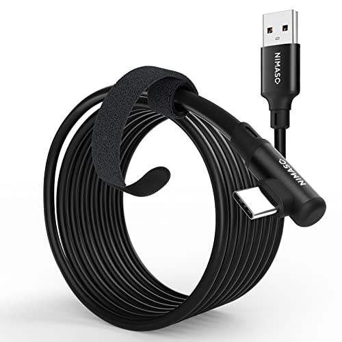 NIMASO USB 3.0 Link Cable 10ft, Compatible with Meta/Oculus Quest 2 / Quest1, High Speed PC Data Transfer USB A to USB C Cable for VR Headset and Gaming PC